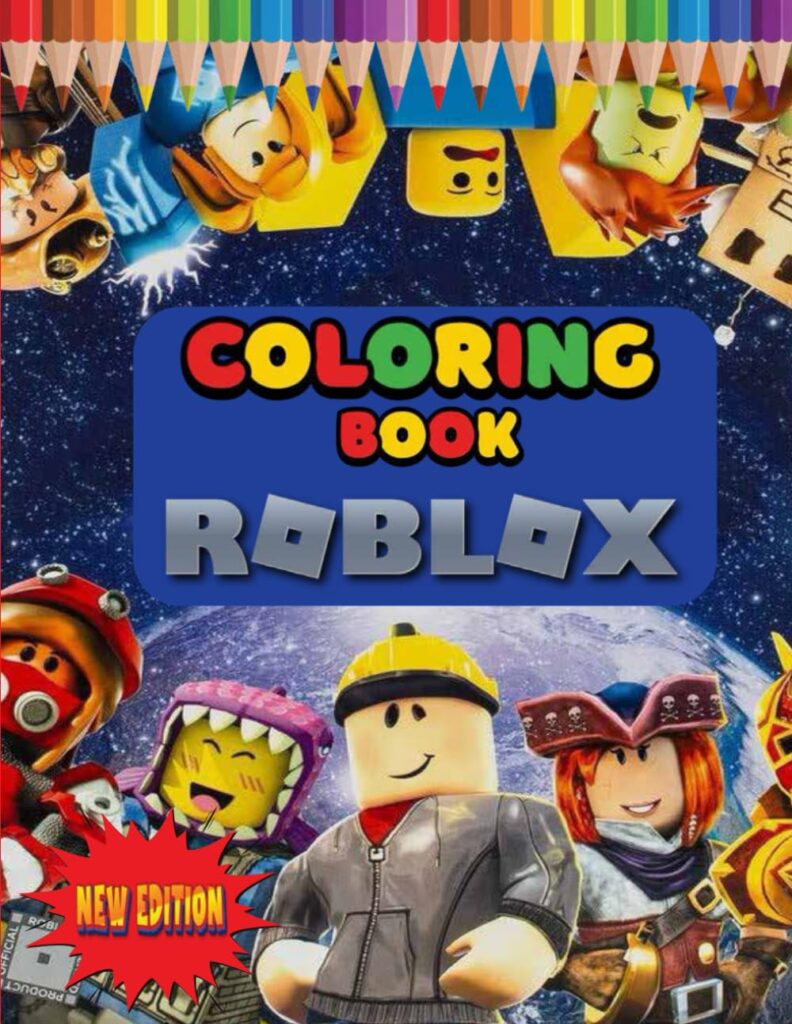 Roblox Coloring pages – New edition – Digital Delivery – univebooks